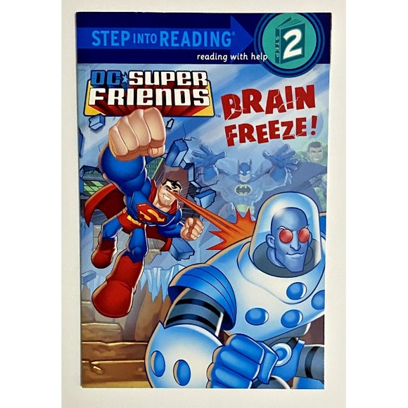 Toys | Dc Super Friends Step Into Reading Brain Freeze Book Superman ...